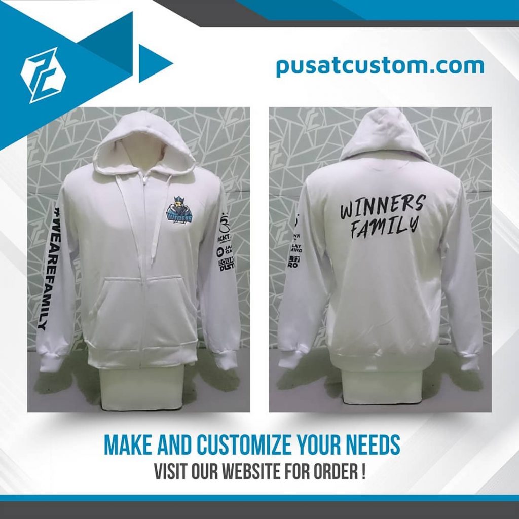 Bikin Jaket Sablon Bordir Custom Satuan Lusinan - Pusat Custom