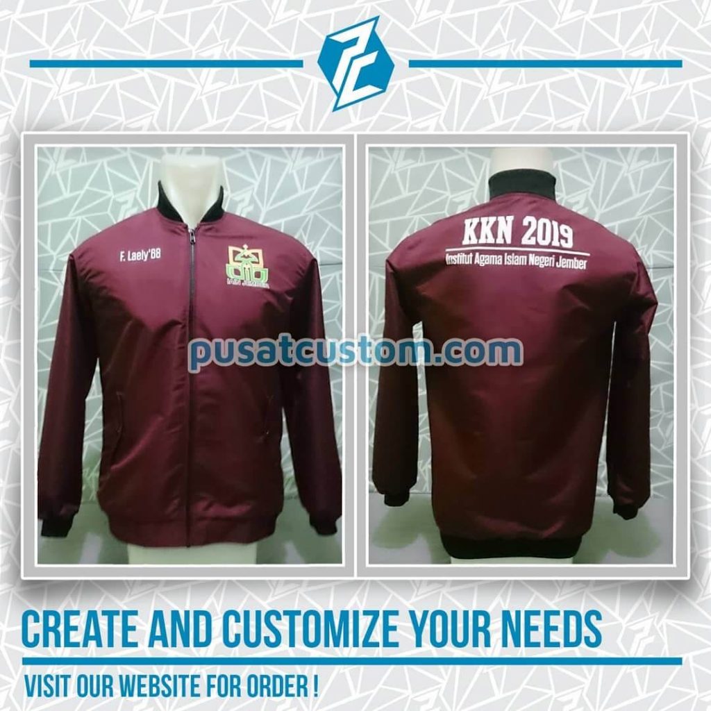 Bikin Jaket Sablon Bordir Custom Satuan Lusinan - Pusat Custom