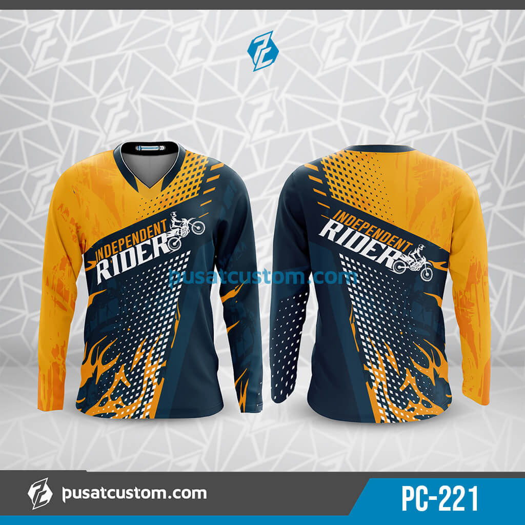 Bikin Jersey Trail Motocross Satuan Lusinan Murah - Pusat Custom
